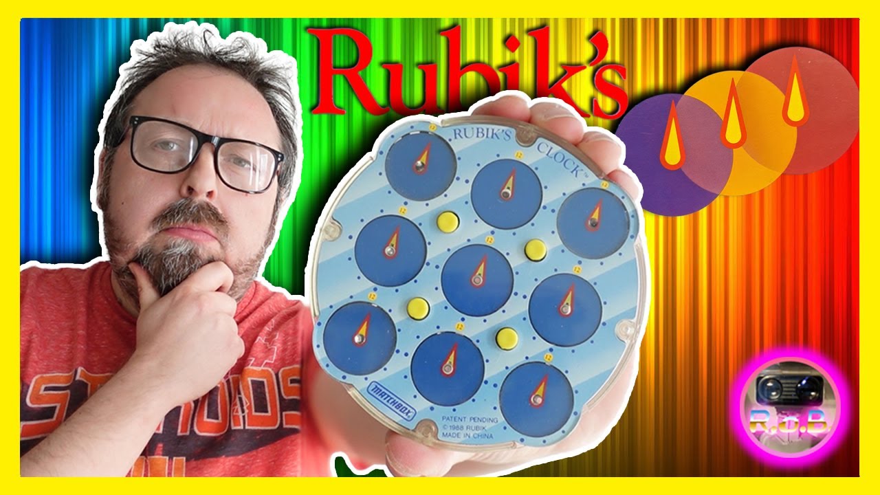 Rubik's Clock (1988): It's TIME I Solved This Puzzle! | Retro Bytes ...