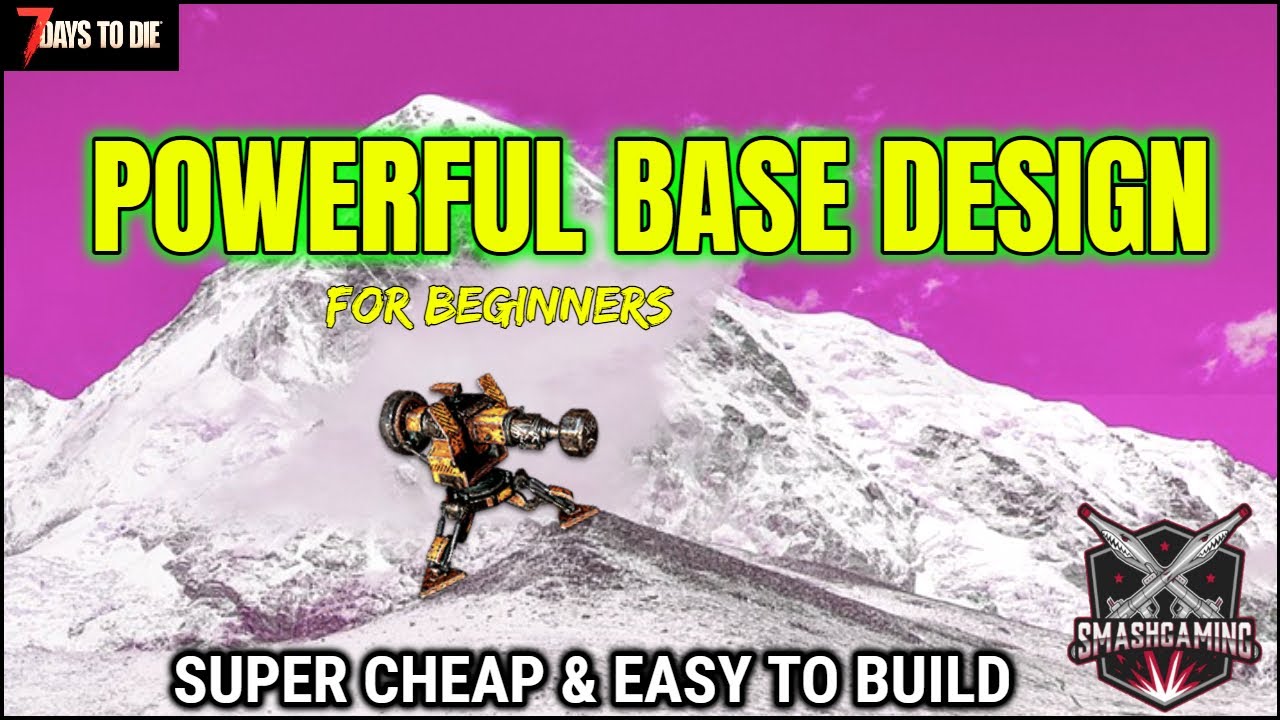 7 Days to Die How to Build a Cheap, and Effective Base Fast, Beginner ...