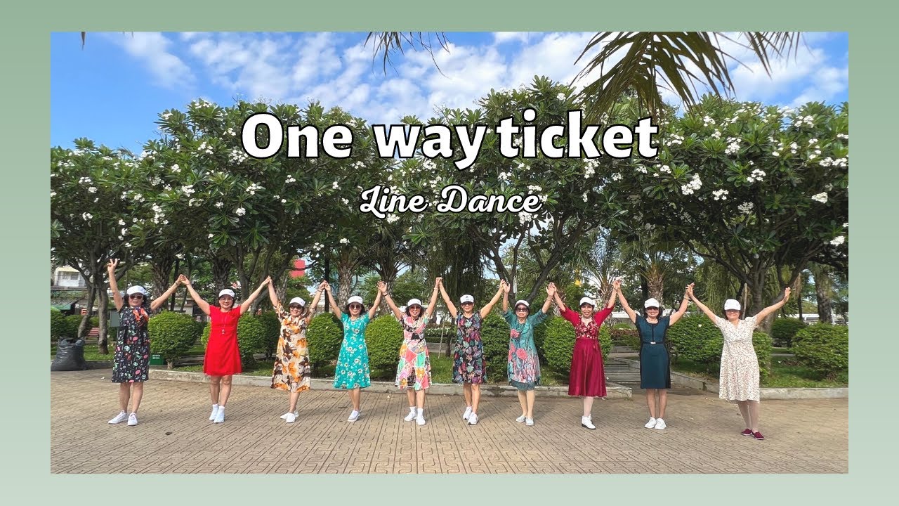 One way ticket - Line dance - YouTube