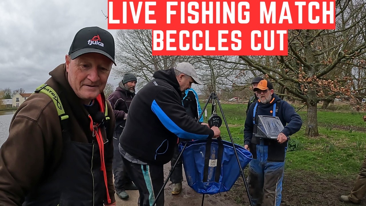 Live Fishing Match Beccles Cut NR34 9BH, #matchfishinguk - YouTube