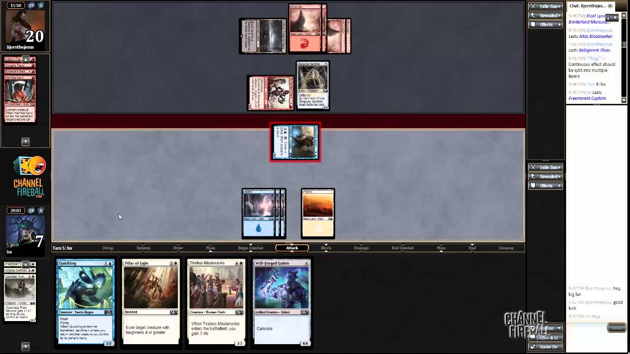 Channel LSV - Magic 2015 Draft #4 (Match 2, Game 2) - YouTube