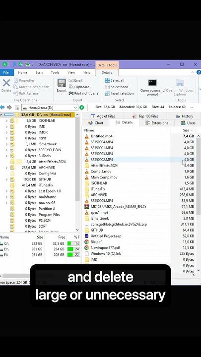 TreeSize - Tree View File Manager - YouTube
