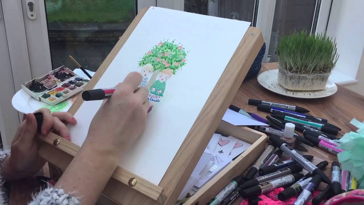 MISS MAGPIE FASHION SPY - Private Illustration Commission - YouTube