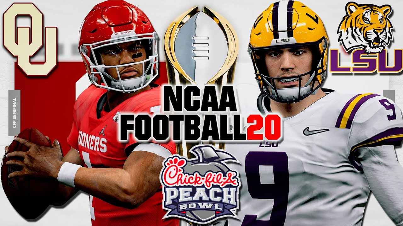MADDEN 20 (PS4) NCAA 20 College Football Mod | CFP Semi's Peach Bowl ...