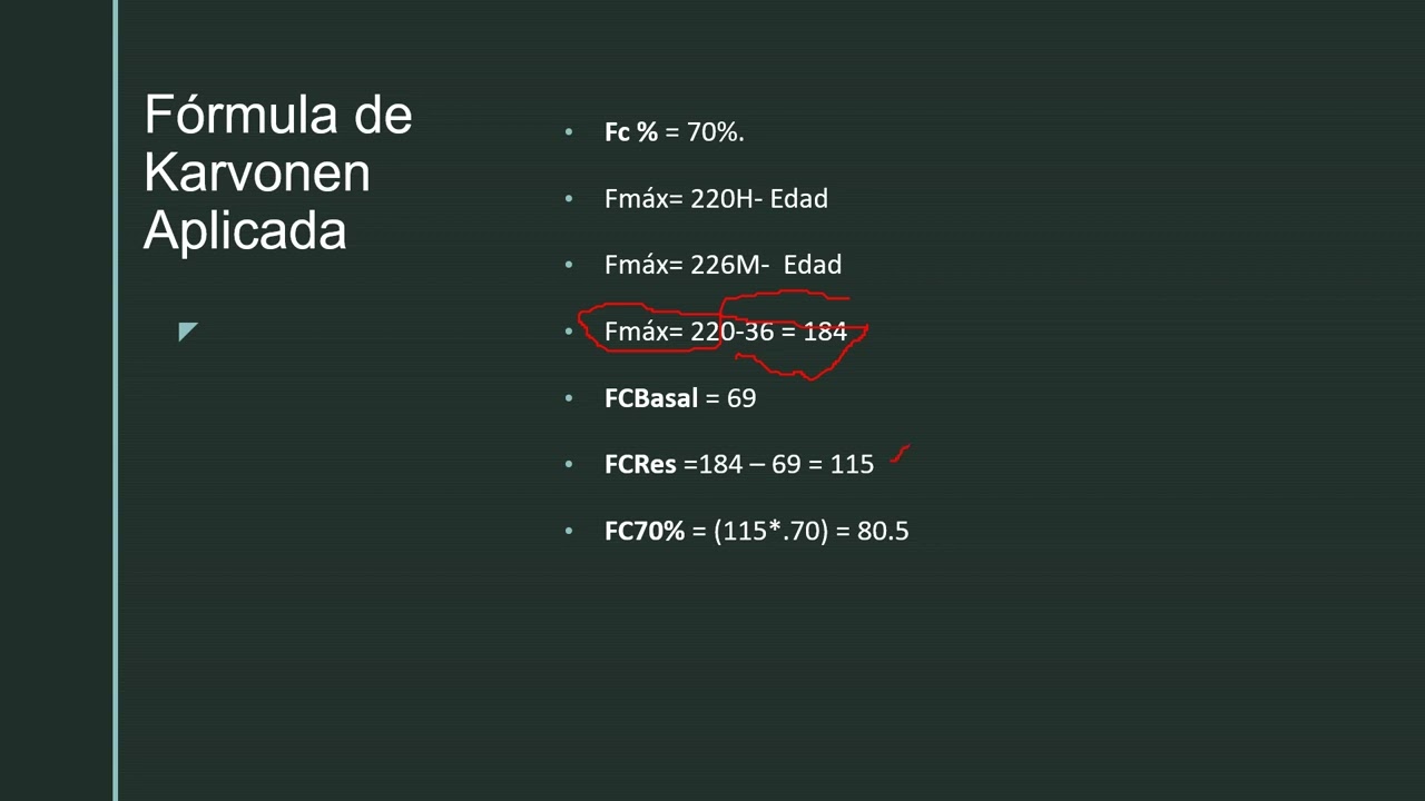 Actividad de aprendizaje 2 Video explicativo Formula Karvonen - YouTube