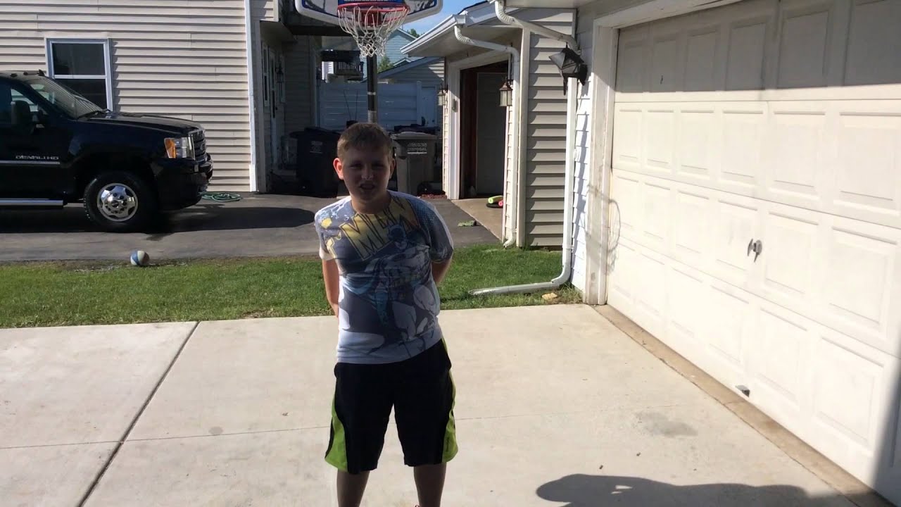 Butt ball-the Amazing Kid To Shoot A Basketball With His Butt - YouTube