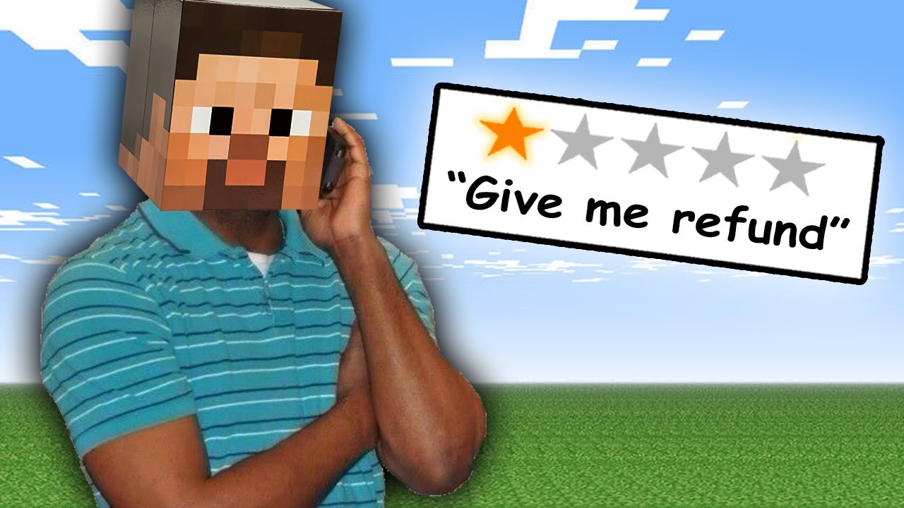 I read 1 star Minecraft reviews! - YouTube