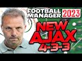 AJAX's New Invincible 4-3-3 23/24 Tactic on Football Manager 2023 ...