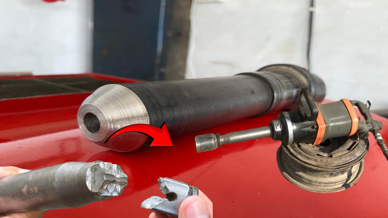 The front end of the wheel opening machine broke in two. How did the ...