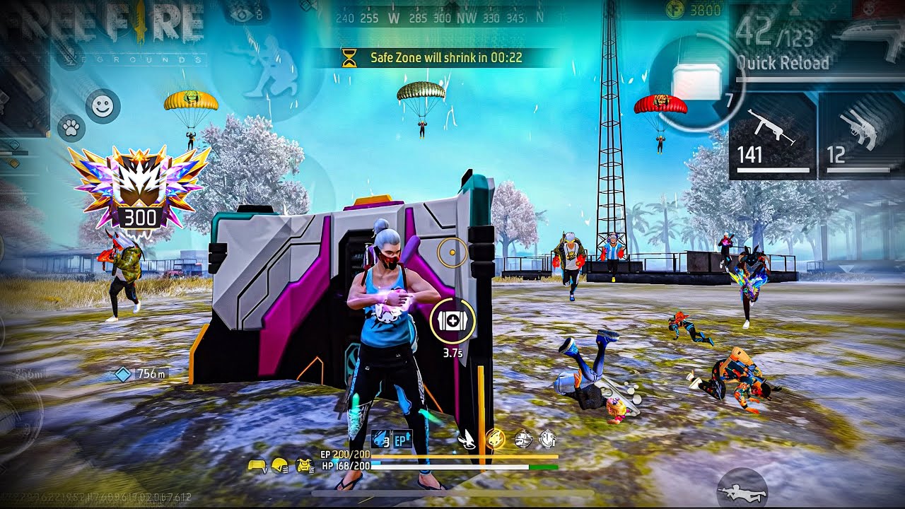 SQUAD SV SQUAD Full Gameplay 🫨FreeFire Max🔥 IPhone 13📲 - YouTube