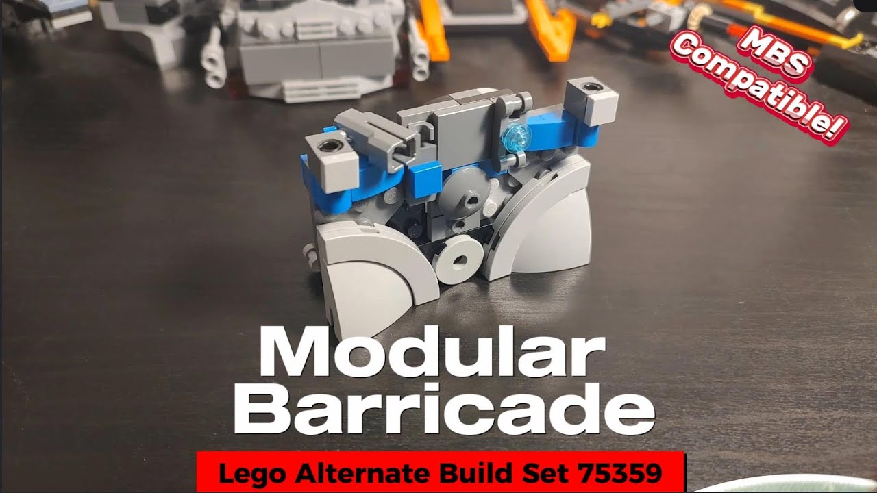 Modular Barricade - Alternative Build for Set 75359 - YouTube