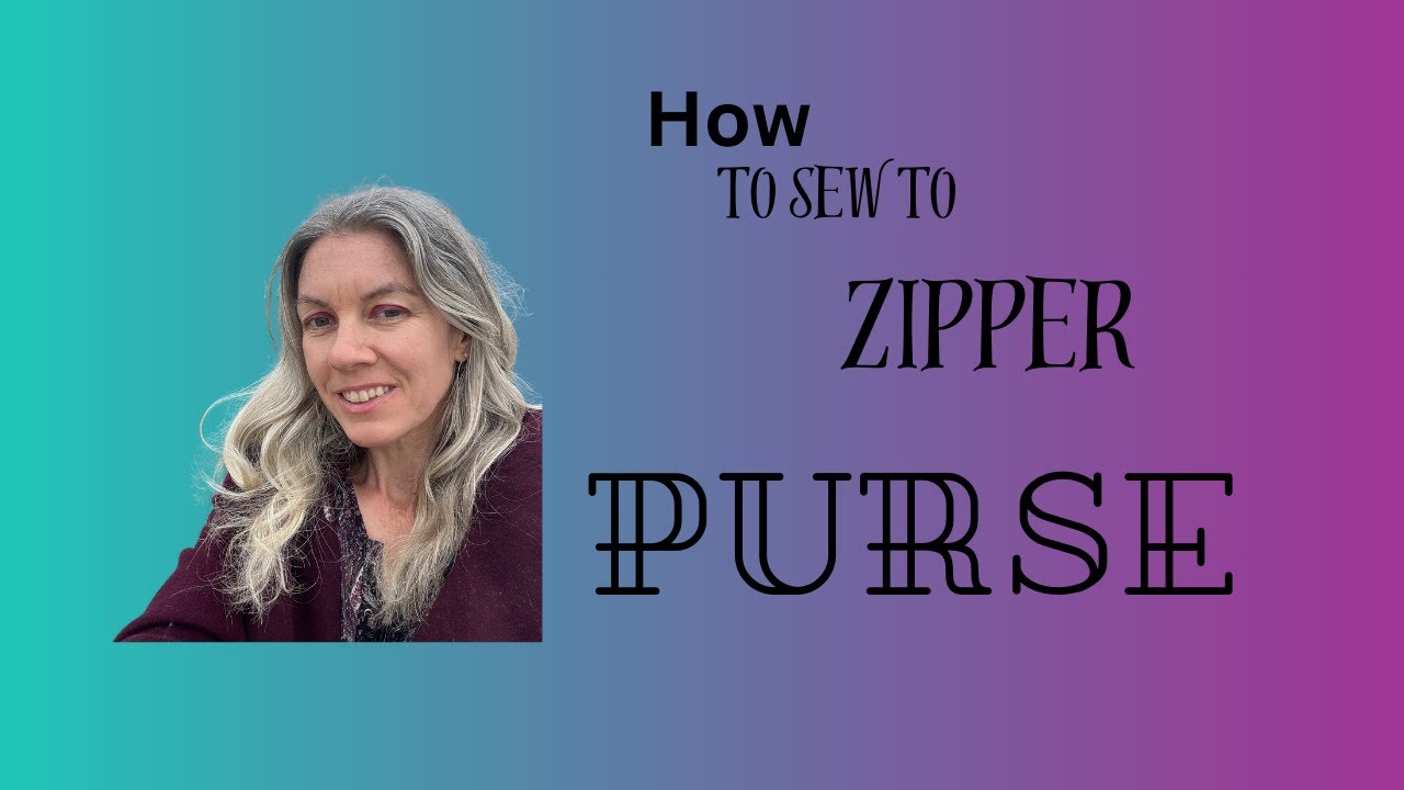 How to sew a zipper back into a purse, how used Singer heavy duty 6800C, threading the machine ...