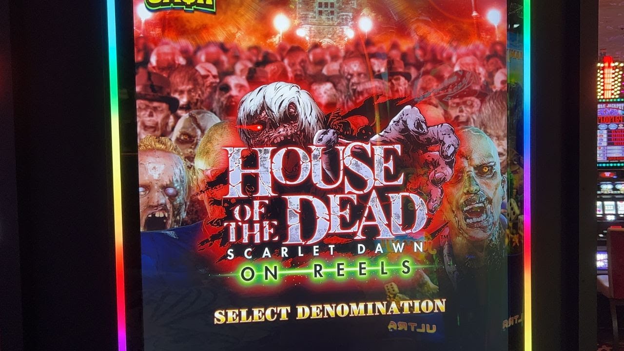 House of the Dead Slot Machine at Mirage Hotel & Casino Las Vegas - YouTube