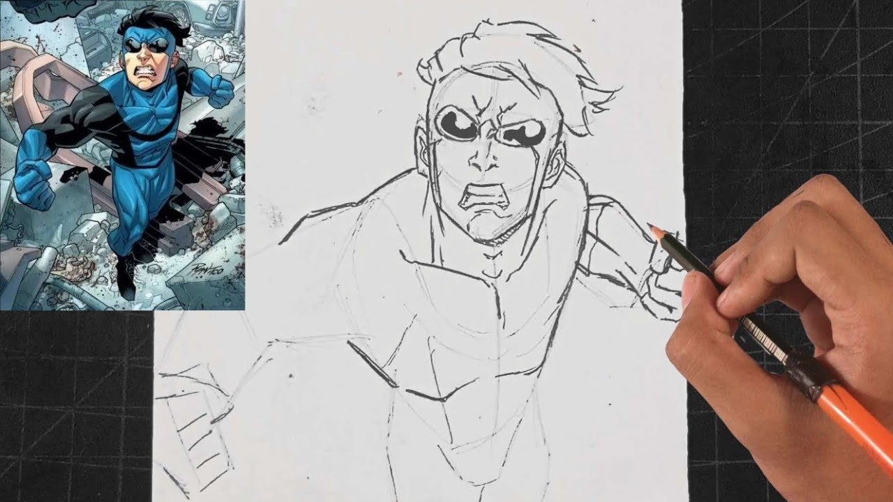 How to Draw INVINCIBLE Blue Suit Full Body - Step by Step || INVINCIBLE ...