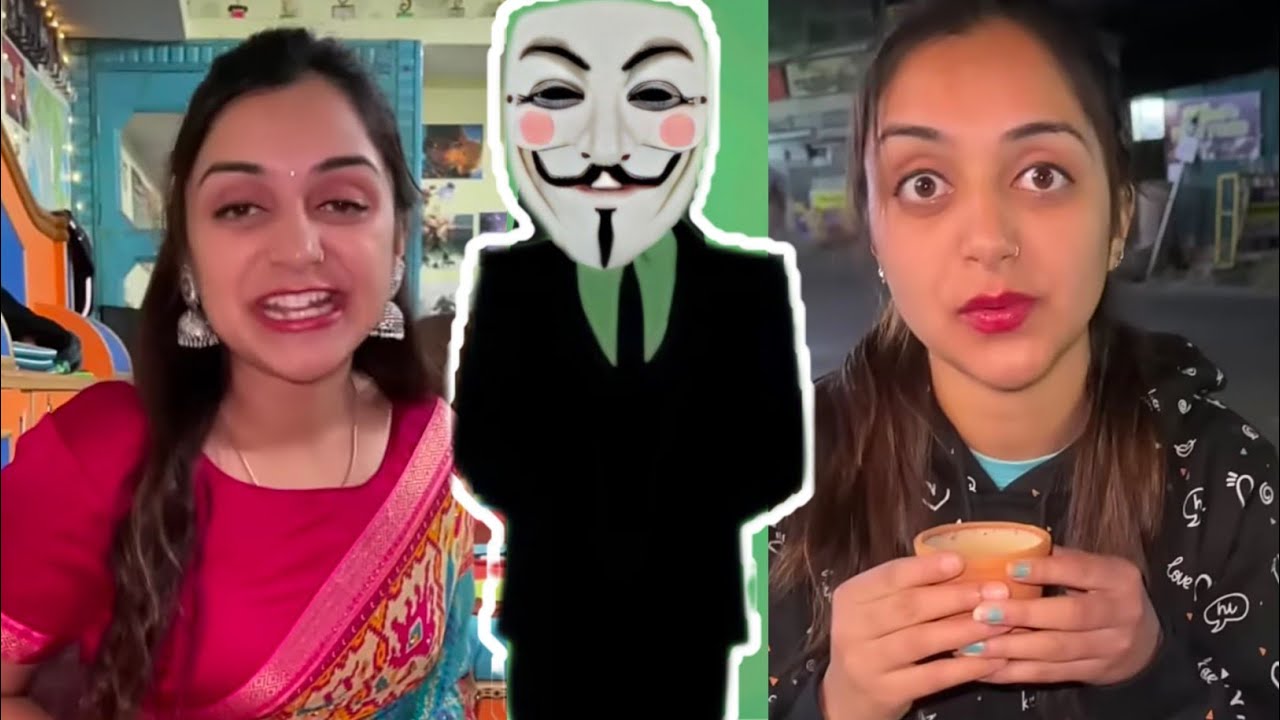 mask wala roasting megha chaube @megha_chaube #meghachaube - YouTube