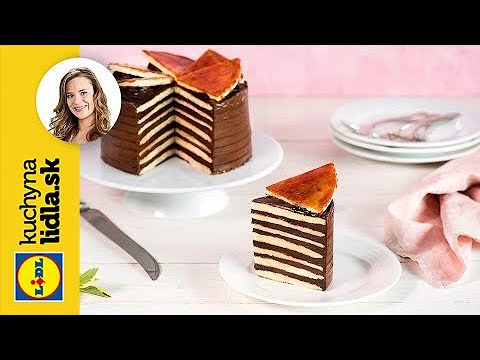Dobošová torta | Veronika Bušová | Kuchyna Lidla - YouTube