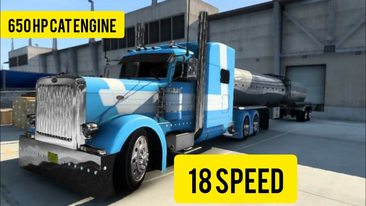 Custom Baby Blue Peterbilt 389/ Hauling Milk To Phoenix AZ | American ...