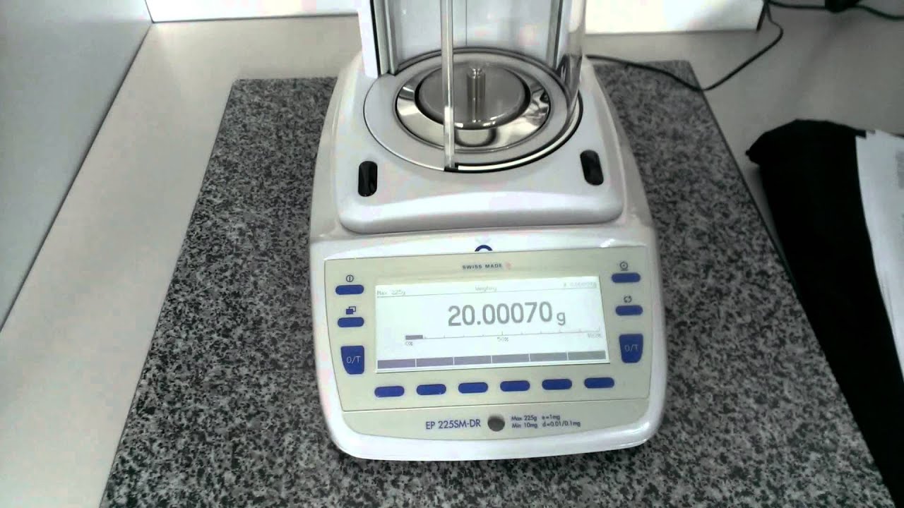 Precisa scales. 5 decimals scales with WiFi module on bort - YouTube