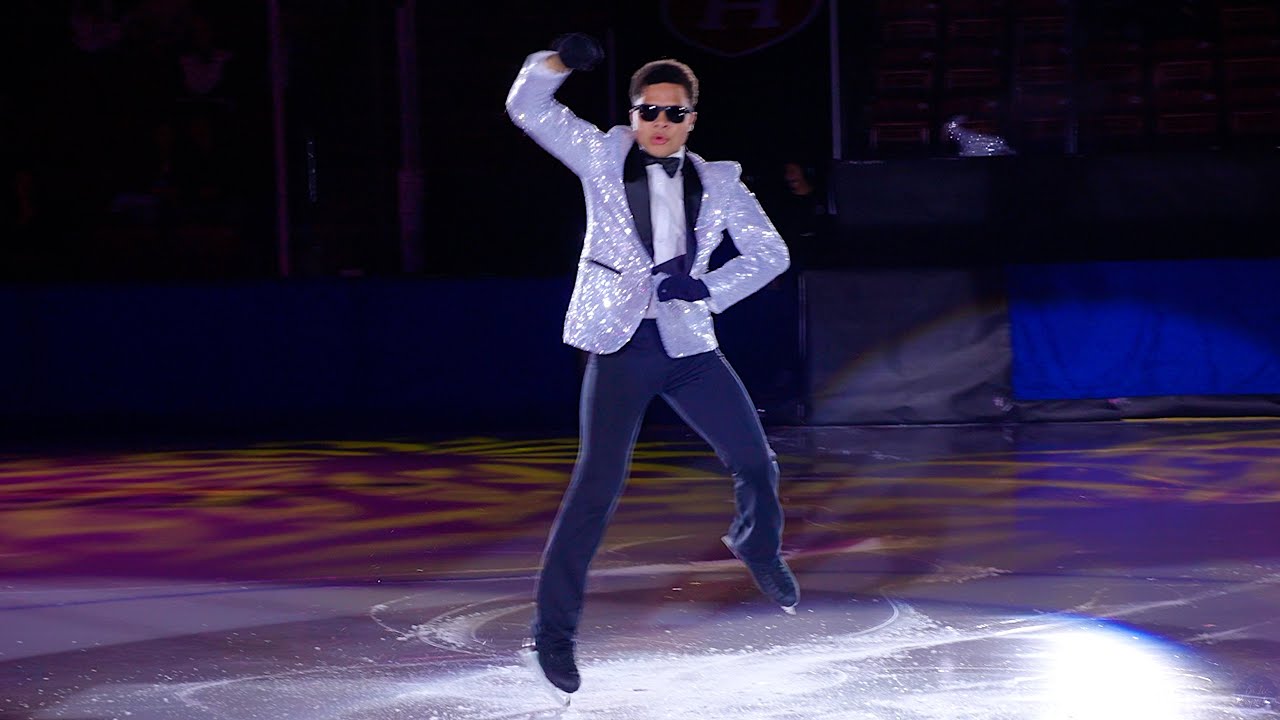Skating, Gangnam Style! Cole Rocco skates to Psy at the 52nd annual 'An ...