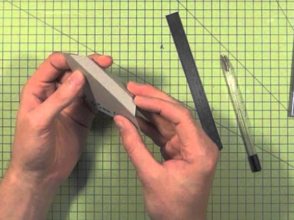 Design Modelling Accurate Folds in Paper and Card - YouTube