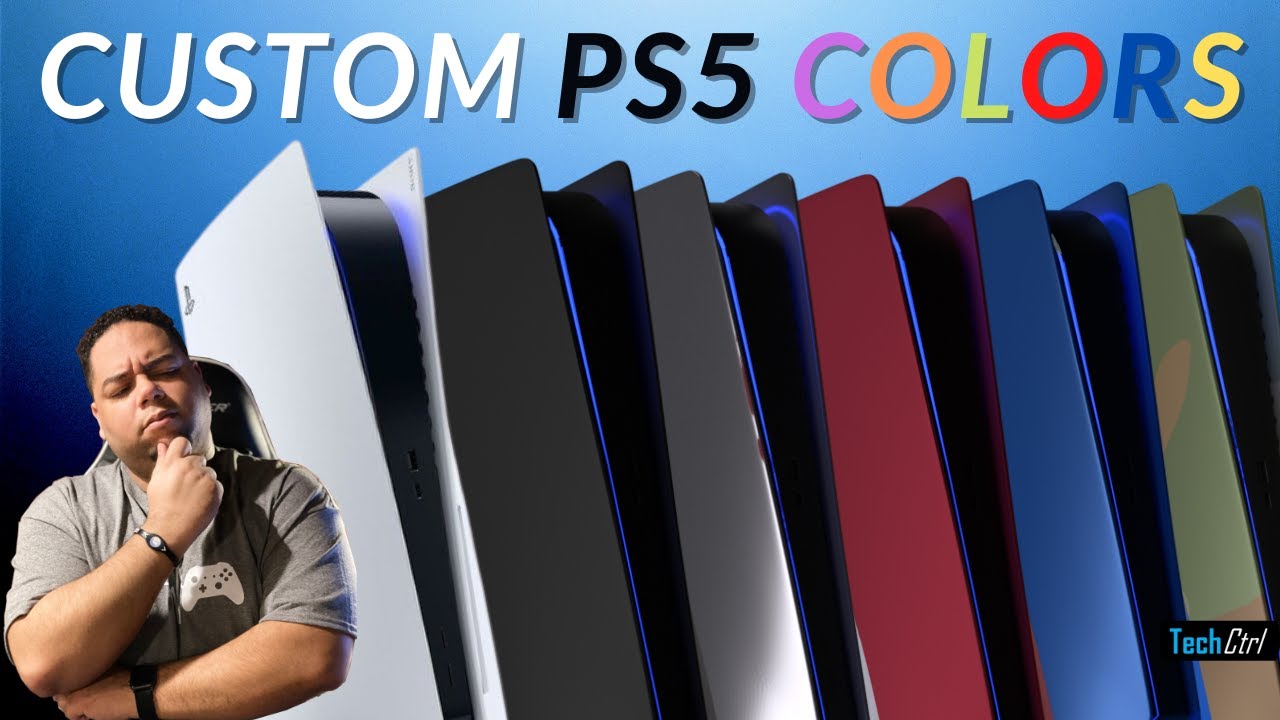 Custom PS5 Covers Are Now A Reality! | Which Color Do You Like Best ...