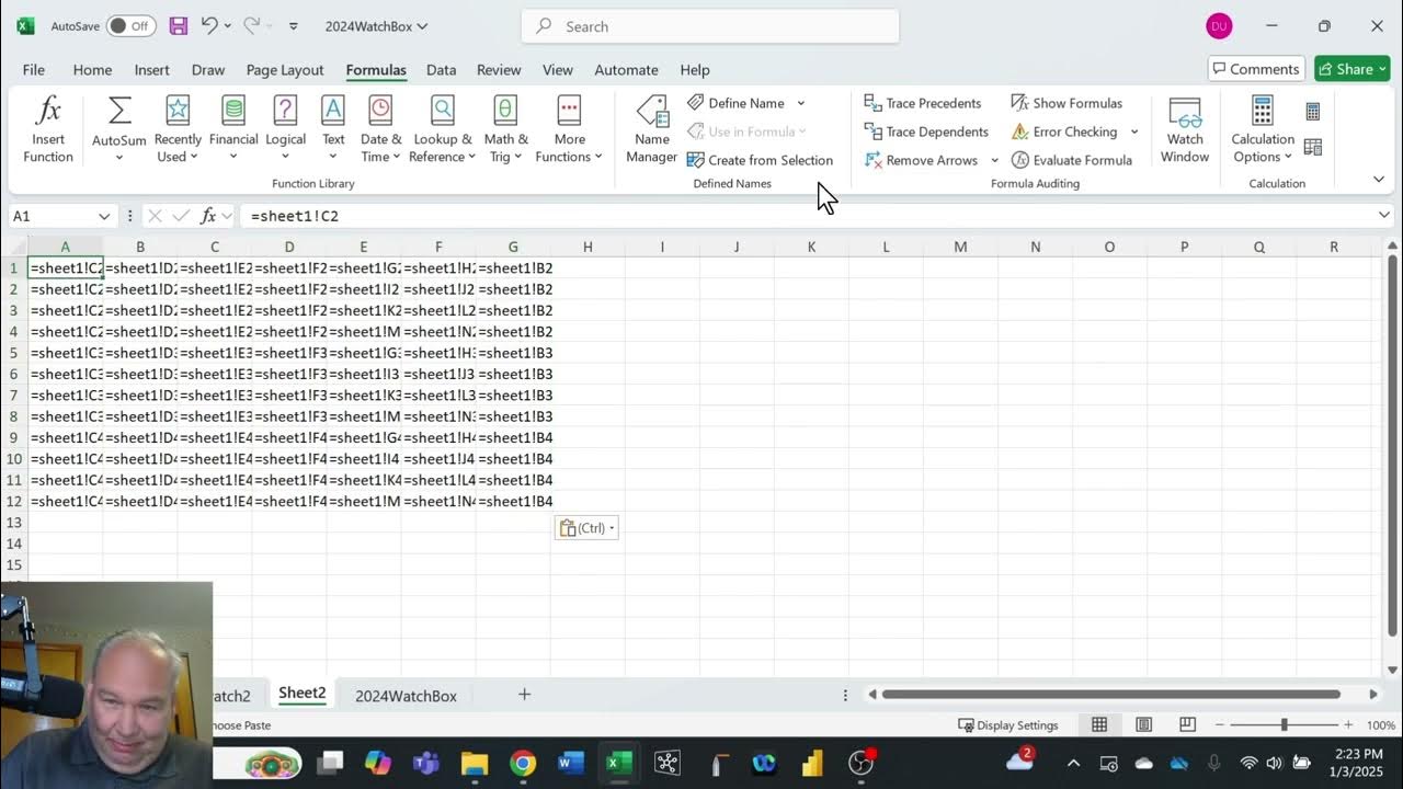 Forcing a Static Formula to Execute in Excel - YouTube