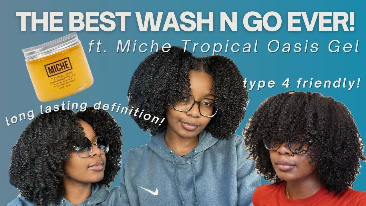 MY BEST WASH N GO EVER! | Miche Tropical Oasis Gel | step-by-step ...