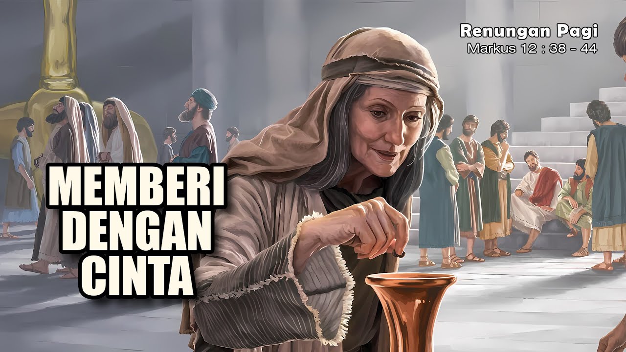 RENUNGAN PAGI - MEMBERI DENGAN CINTA - MARKUS 12 : 38 - 44 - YouTube