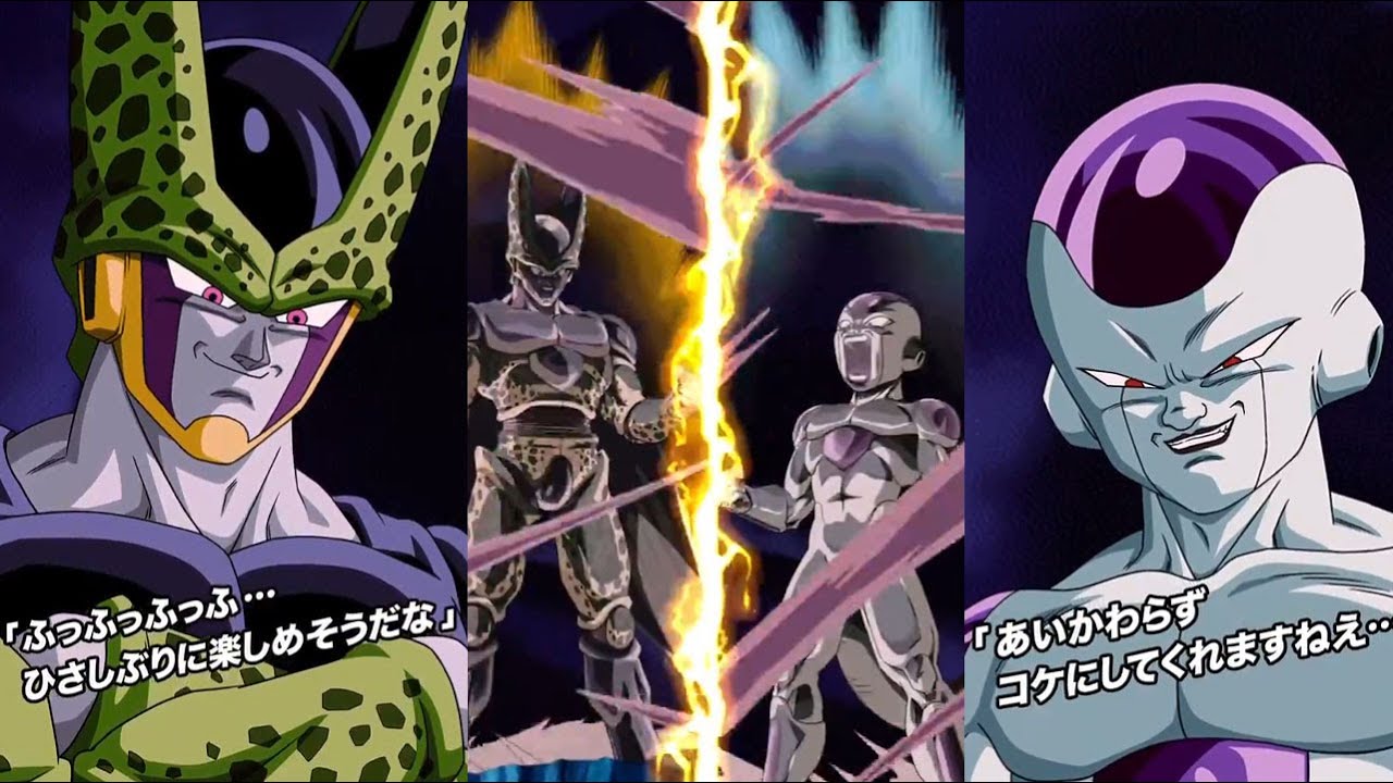 NEW LR FRIEZA & CELL INTRO, SUPER ATTACKS, ACTIVE SKILL + OST! Dragon ...
