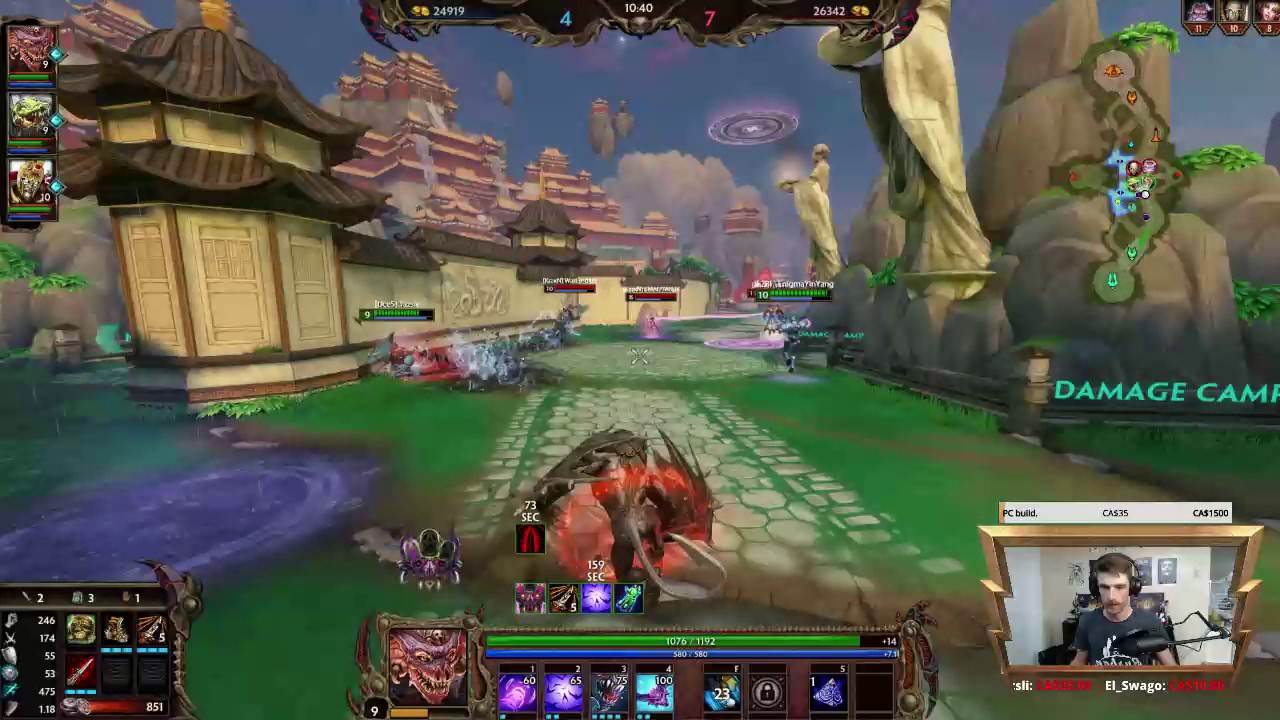 Smite - Partied up with Tazsie!! - YouTube