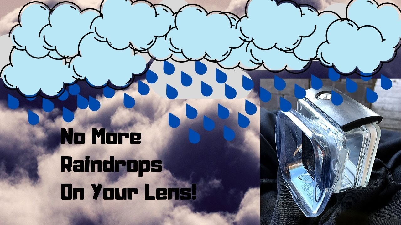 DIY Rain Protector Lens Cover for Action Cameras | Keep the rain off ...
