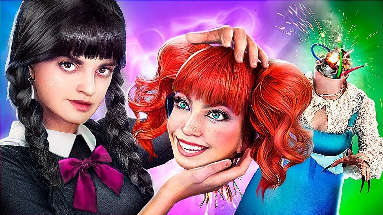 Wednesday Addams Dalam Kehidupan Nyata!Wednesday Addams vs Poppy ...
