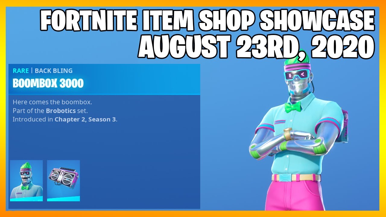 Fortnite Item Shop *NEW* BRYCE 3000 SKIN! [August 23rd, 2020] (Fortnite ...