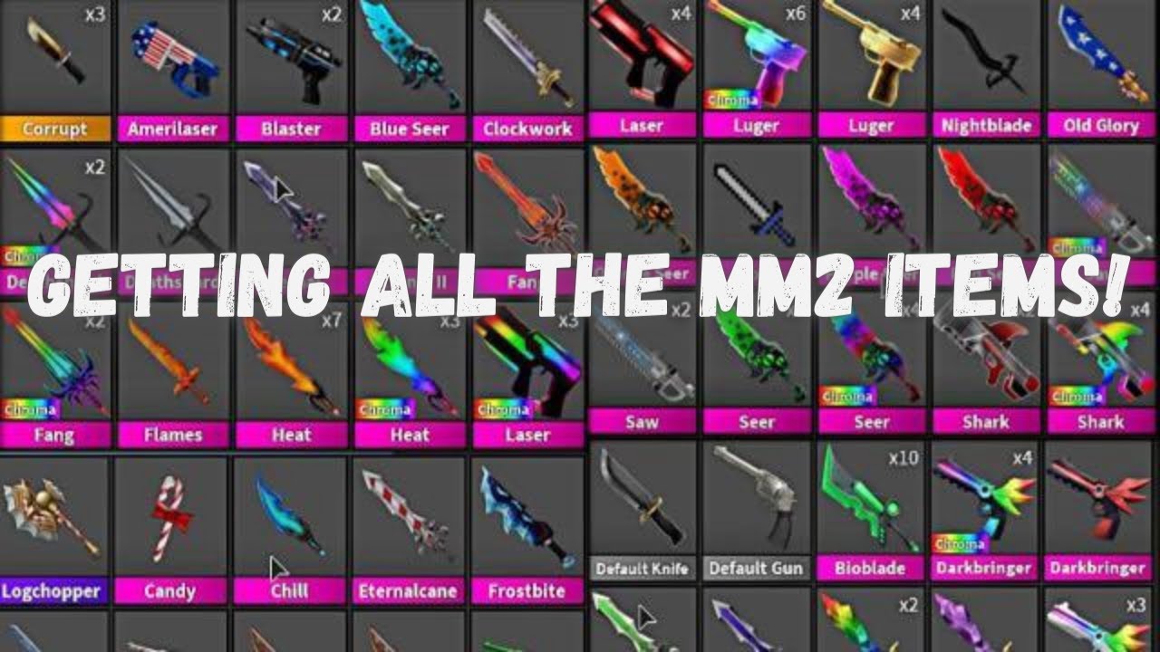 Getting All The Godlys, Ancients & Vintages In MM2! - YouTube