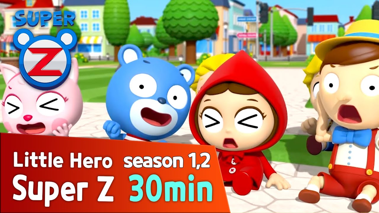 [Super Z 1,2] Little Hero Super Z l 30min Play l Making Pepero Snack l - YouTube