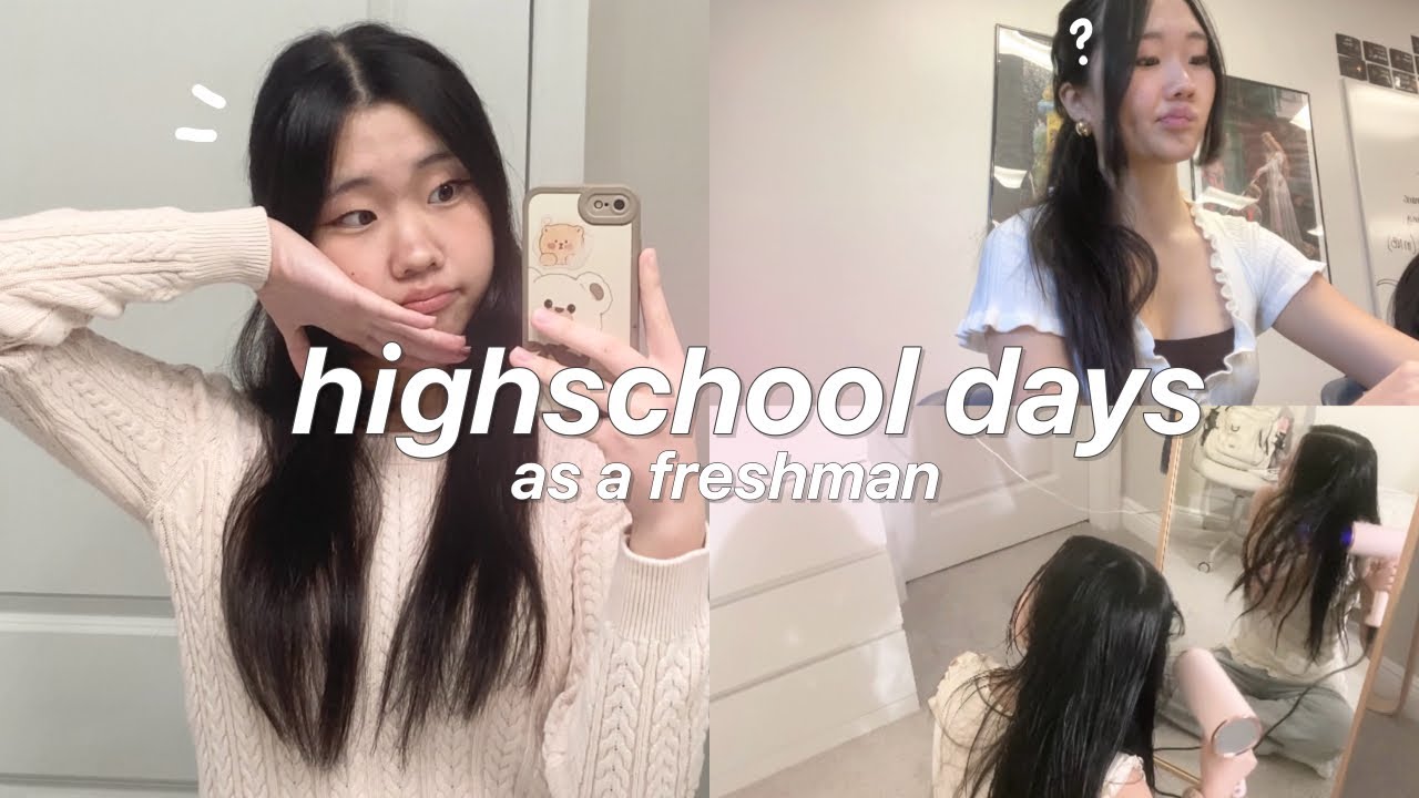 HIGHSCHOOL as a FRESHMAN 🍥 : cute outfits, self-care, fun w friends ...