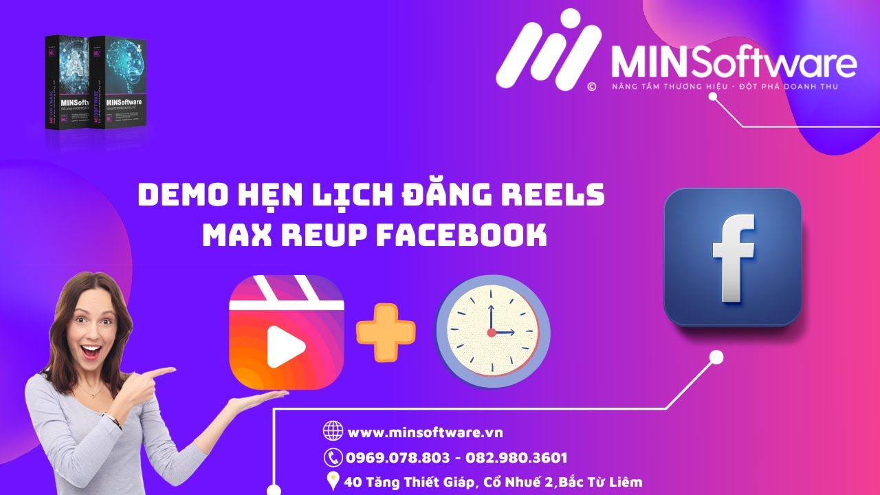 Demo Lên Lịch Đăng MAX REUP FACEBOOK | MINSoftware - YouTube