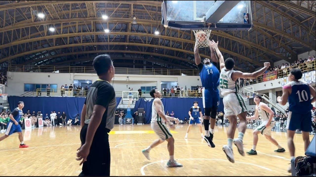 Early Look at the ADMU Blue Eagles vs DLSU High intensity Game at the ...