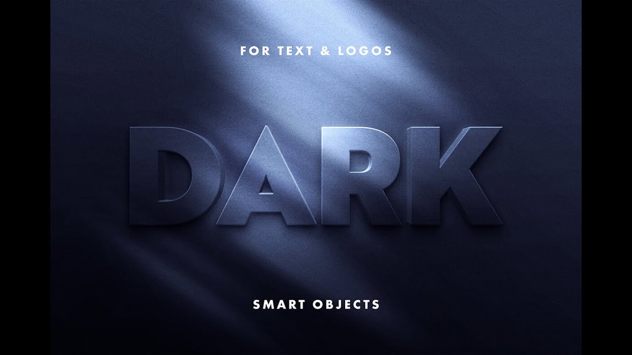 Download Dark Text Effect Stock Graphics - YouTube