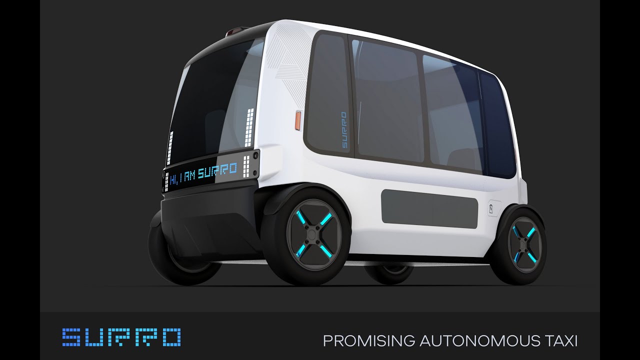 Concepts Of The New Era Of Autonomous Vehicle Shuttles - YouTube