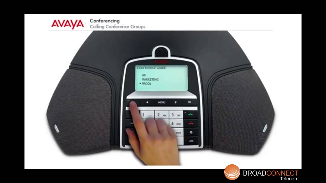 Avaya B179 SIP Conference Phone Features - YouTube