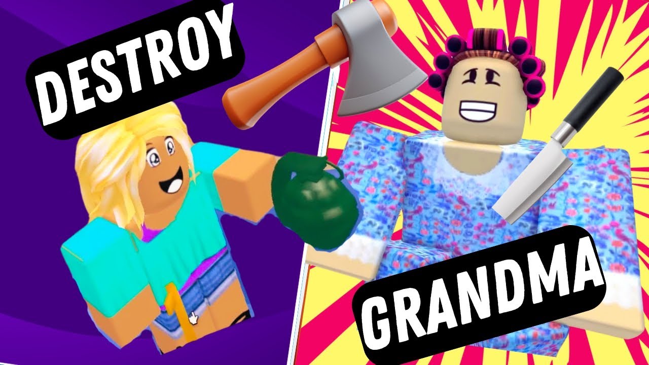 Destroy Grandma Music Video l Destroy Grandma Roblox Game Song Official ...