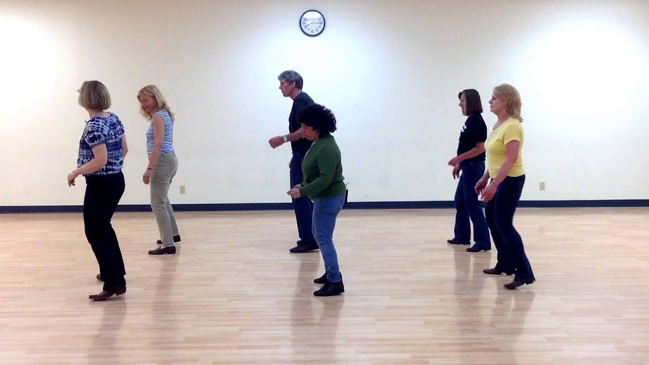 River Bank Line Dance by Jill Weiss DEMO ONLY - YouTube