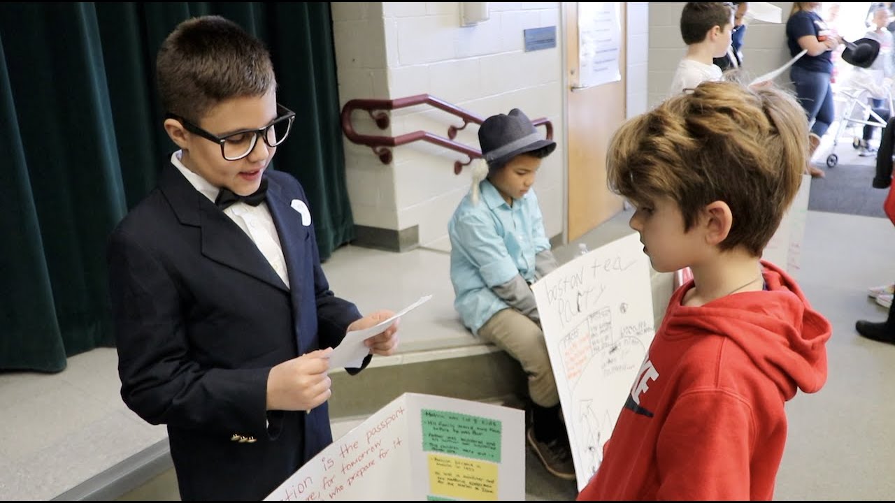 Wax Museum at Kiser Elementary School - YouTube