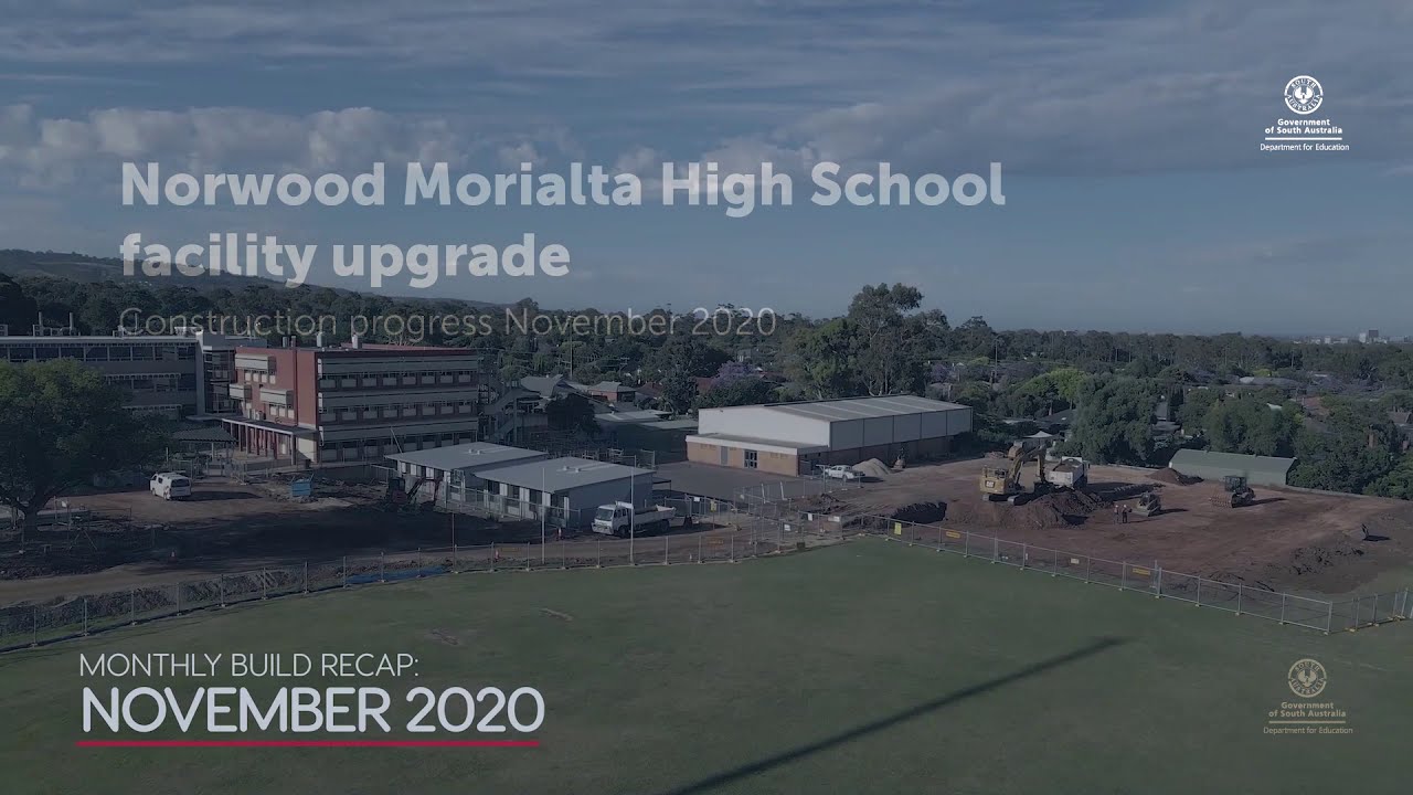 Norwood Morialta High School facility upgrade | November 2020 progress ...