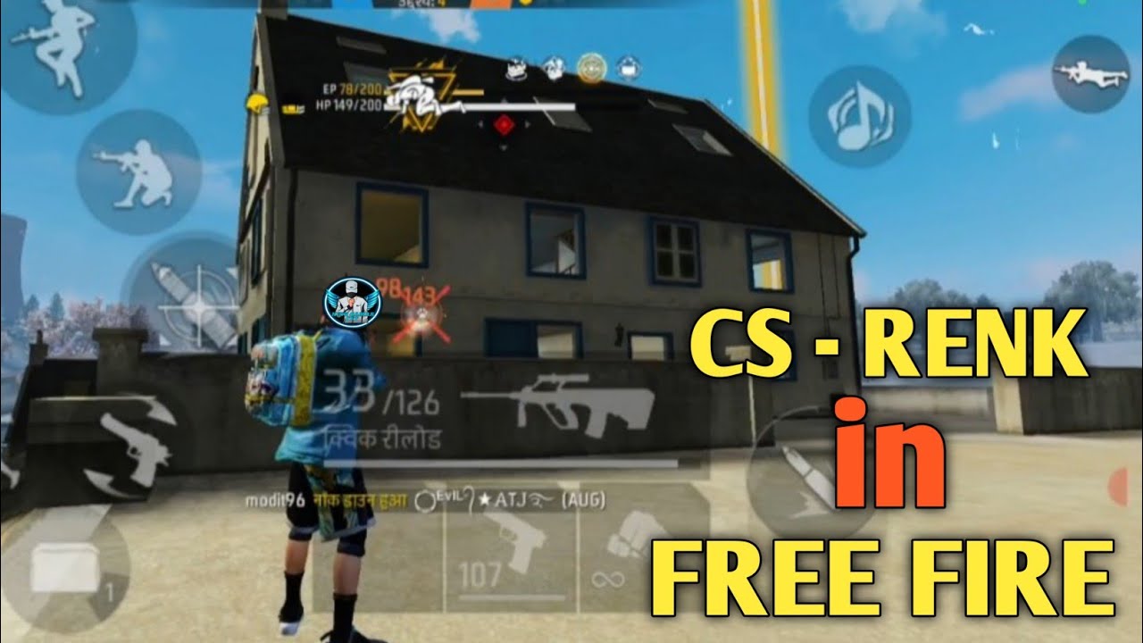 CS-RENK GAMEPLAY VIDEO'S !!CS-RENK GAMEPLAY VIDEO'S IN FREE FIRE !!😎😎 ...