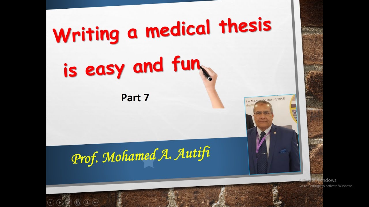 Writing a thesis is easy and fun. Part 7. End matter: Appendix ...