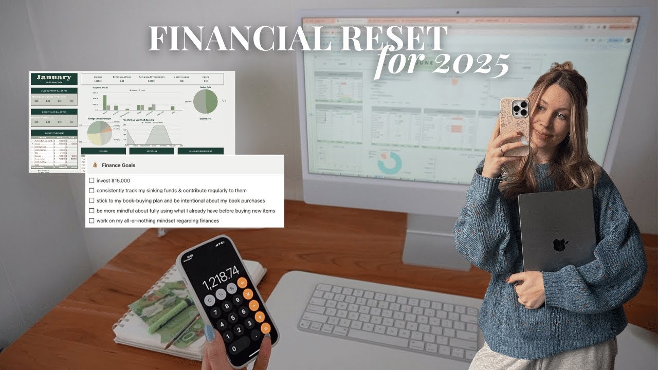 2025 FINANCIAL RESET 💸 financial goals, money reflection & setting up ...