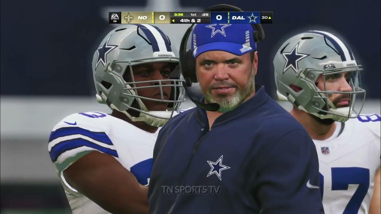 New Orleans Saints vs Dallas Cowboys | Full Game | NFL Week 2 | Madden NFL 25 - YouTube