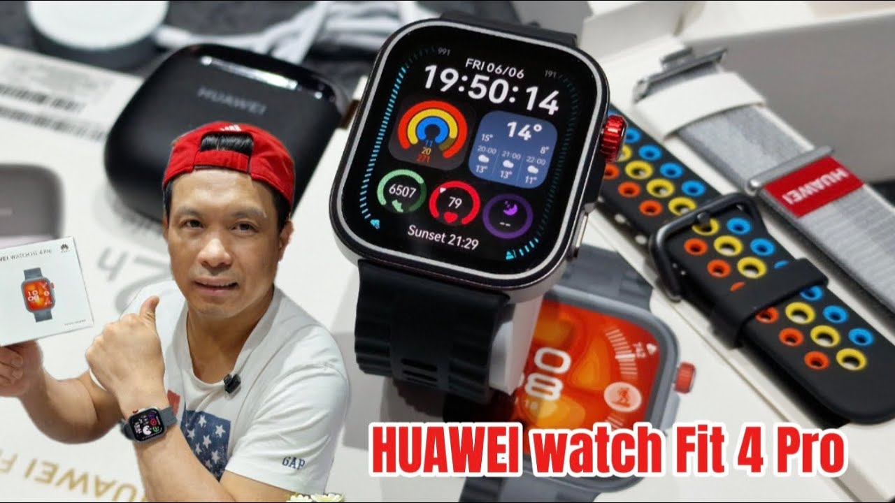 HUAWEI Watch Fit 4 Pro: Unboxing and Review - YouTube